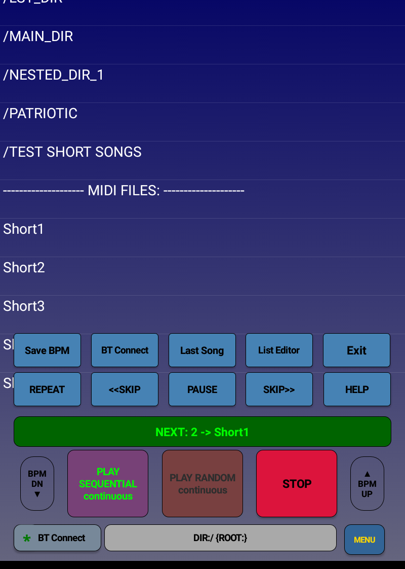 Brotech Electronics Midi Player